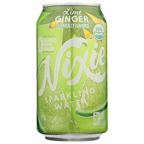 NIXIE LIME GINGER SPARKLING WATER 12 OZ | Savia Ecommerce